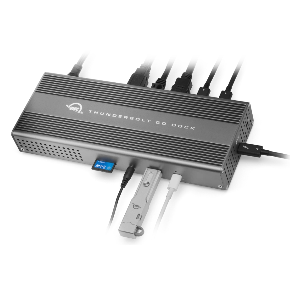 OWC 11 in 1 썬더볼트 4 USB4 독 멀티 도킹스테이션 맥북 M1 M2 HDMI 4K 8K 기가랜 2.5GbE PD 90W - Frisbee