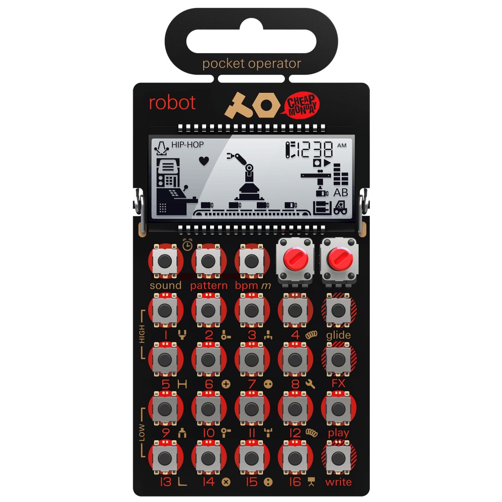 틴에이지 엔지니어링 휴대용 라이브 신시사이저 PO-28 robot - Frisbee