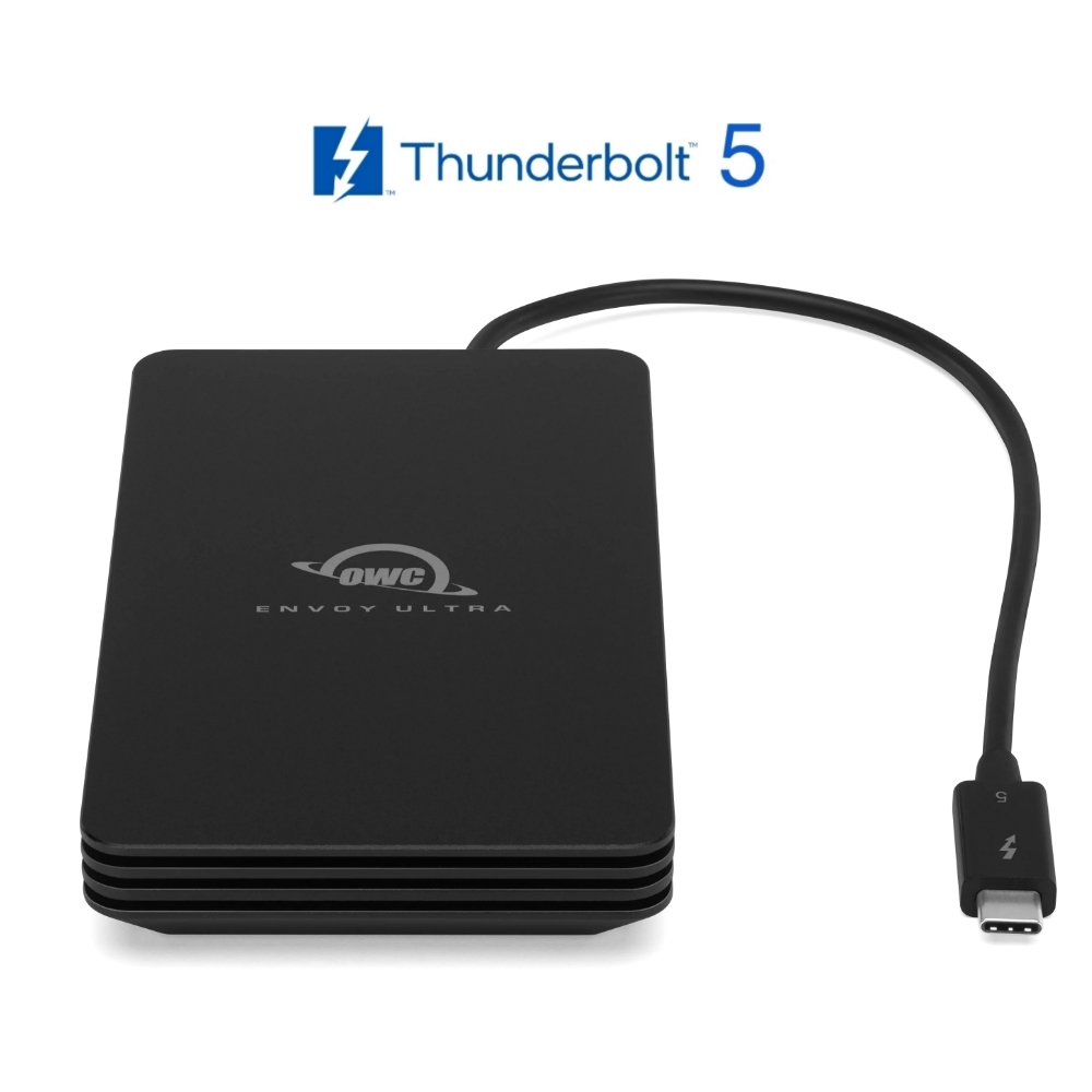 OWC ENVOY ULTRA 썬더볼트 5 포터블 외장SSD 외장하드 방수 방진 사일런트 방열 공식 인증 4TB - Frisbee