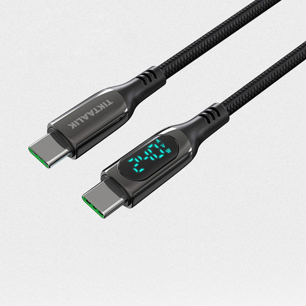 TIKTAALIC C To C 240W PD 디스플레이 케이블 - Frisbee