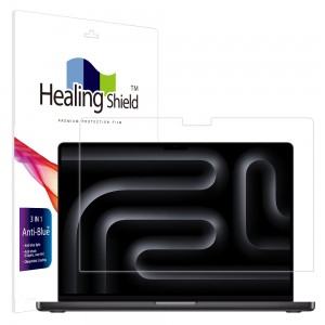 [힐링쉴드]MacBook Pro 16 M3 블루라이트차단 액정보호필름(708501) - Frisbee